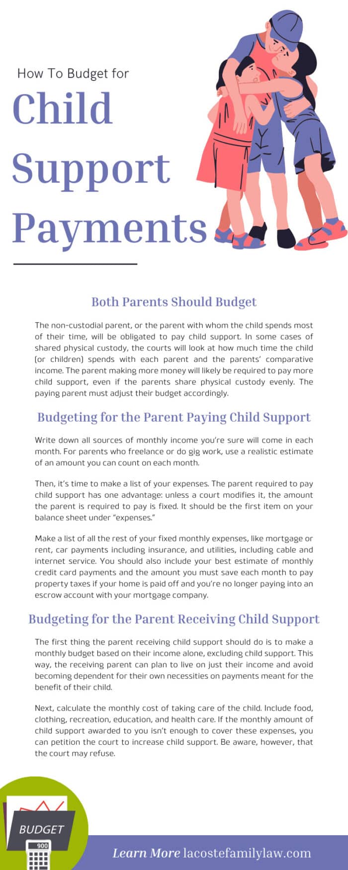 How To Budget for Child Support Payments