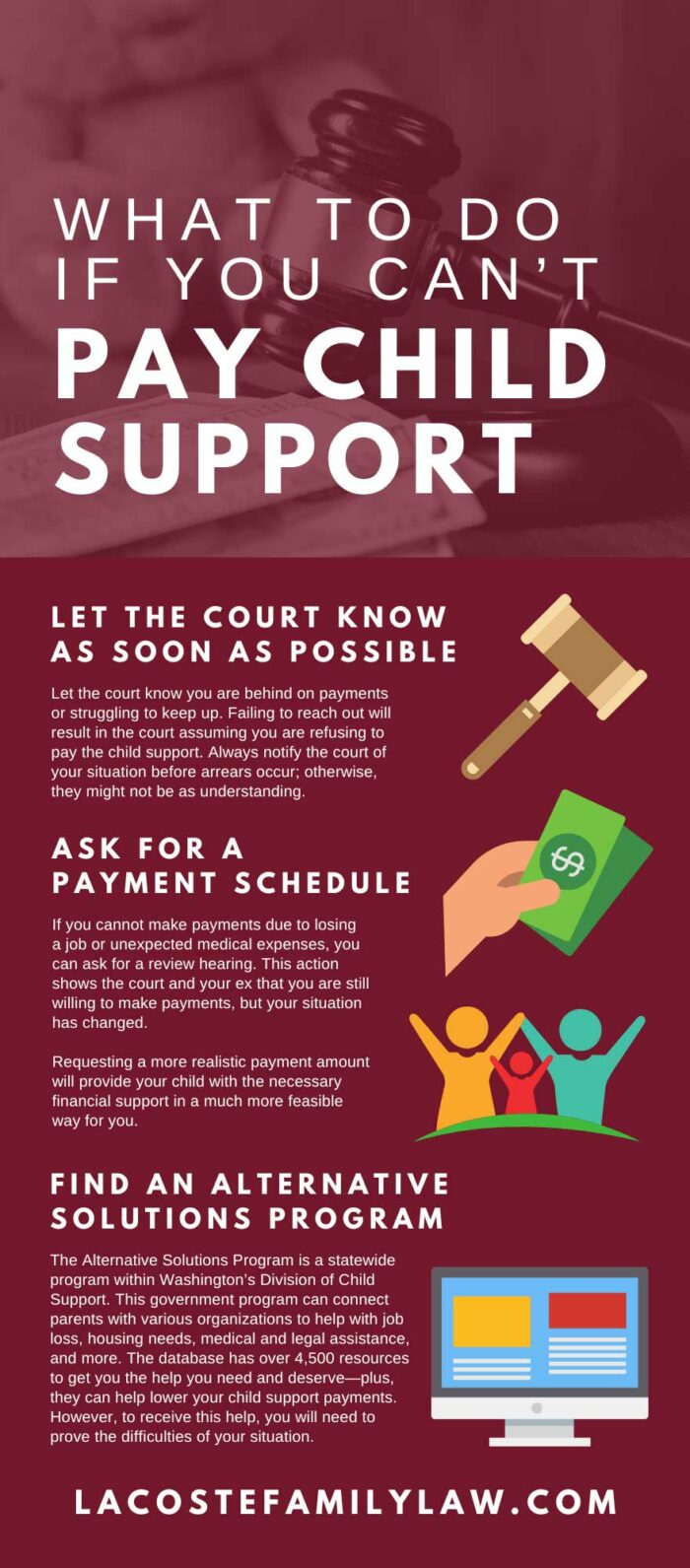 What To Do if You Can’t Pay Child Support